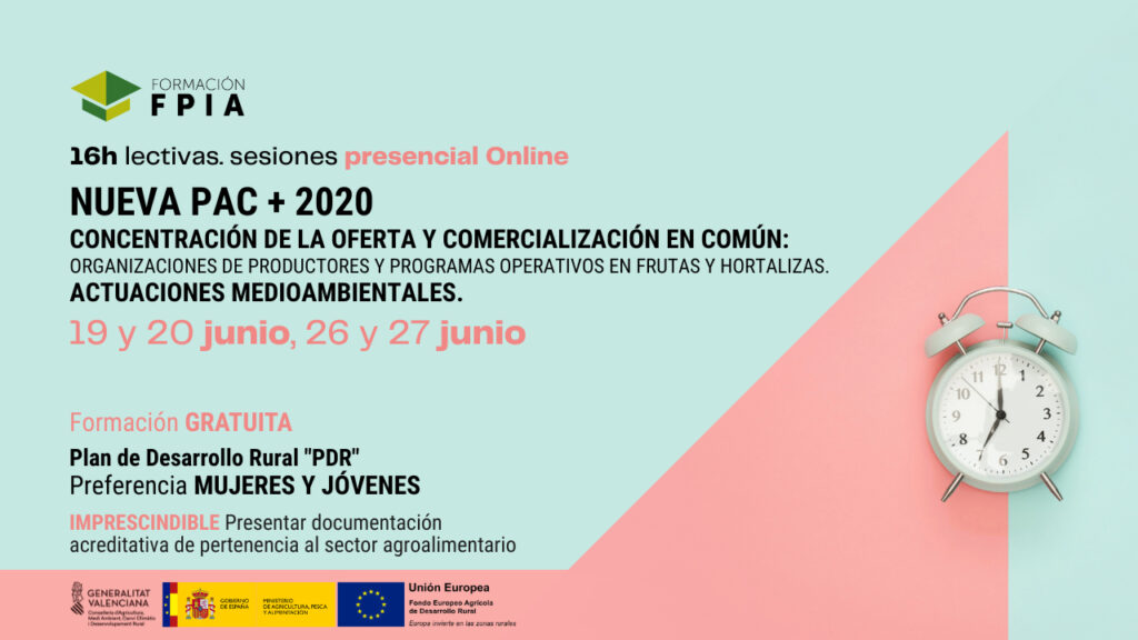 Curso "Nueva PAC +2020: Concentración de la Oferta y Comercialización ...